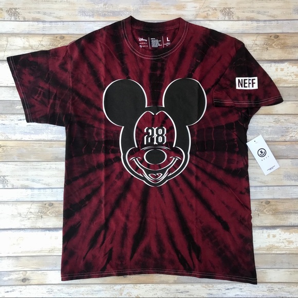 Neff | Shirts | Disney Collection By Neff Tie Dye Mickey Mouse Tee ...